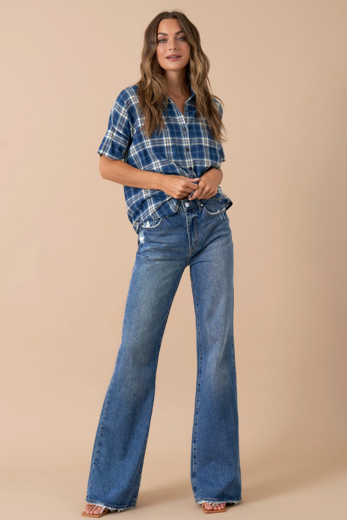 Final Chance Bootcut Jeans - Medium Wash – Cheeky Bliss